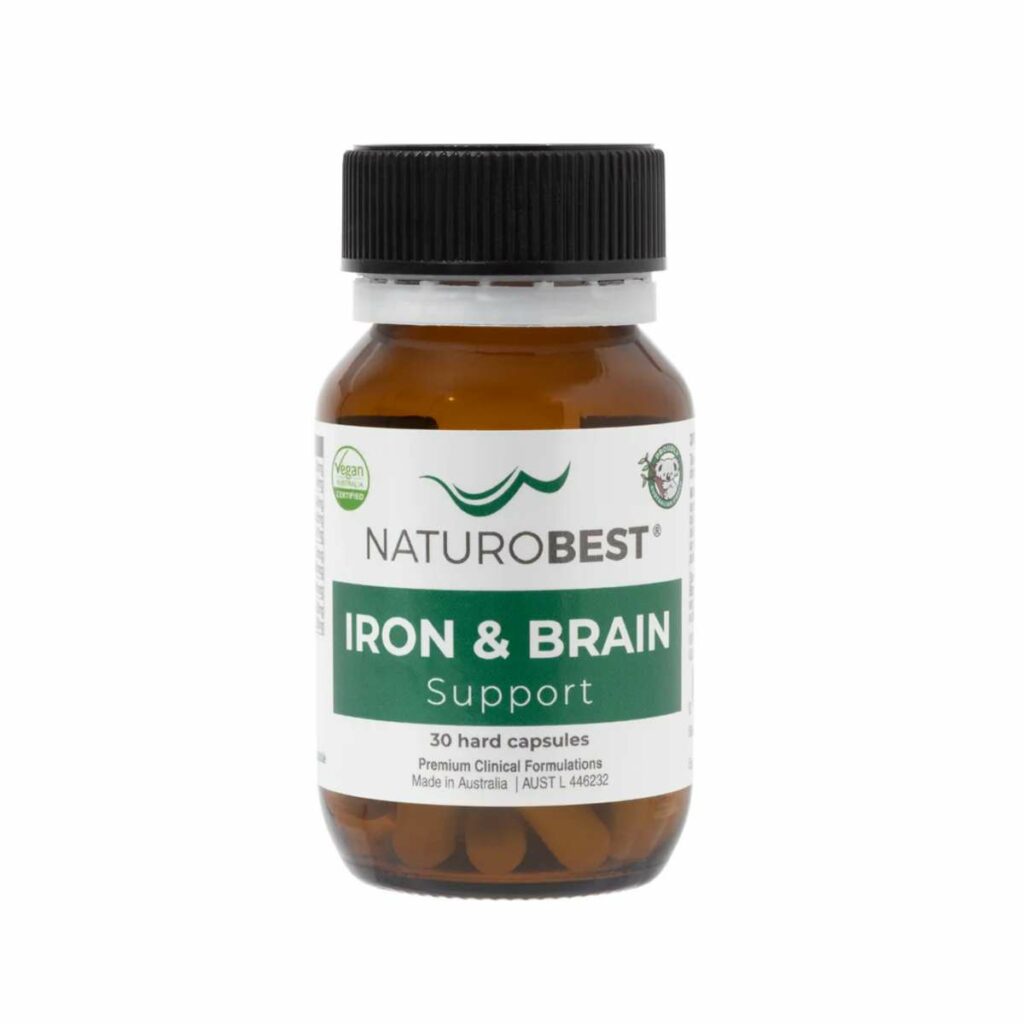 NaturoBest Iron and Brain Support 30 cap | FemmeWell